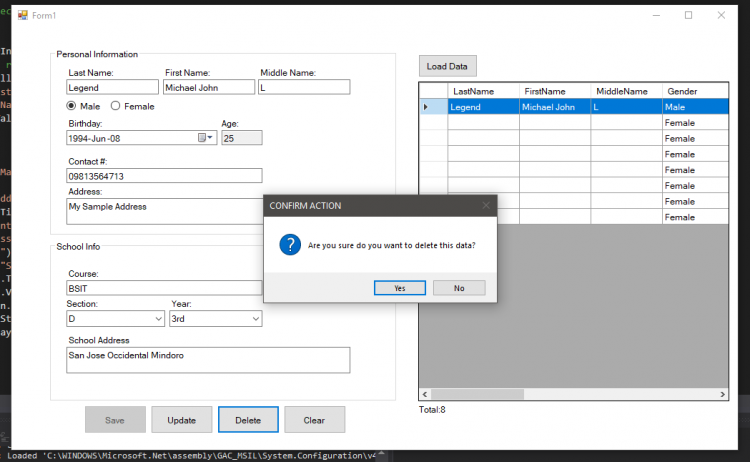 Basic CRUD Operation in Profiling System in VB.NET with Source Code ... Basic CRUD Operation in Profiling System in VB.NET with Source Code ...